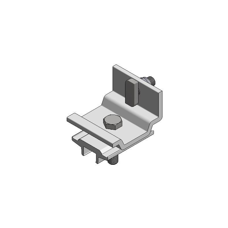 VDV Alu Mounting Clamp 50Mm For Cross Rail Side++ With Side++ Profile ...